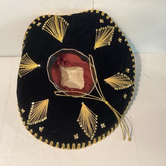 Pigalle | Accessories | Vintage Sombrero Pigalle Xxxxx Mariachi Black ...